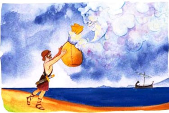 The adventures of Odysseus : Island of Aeolus, Land of Leastrygones and ...